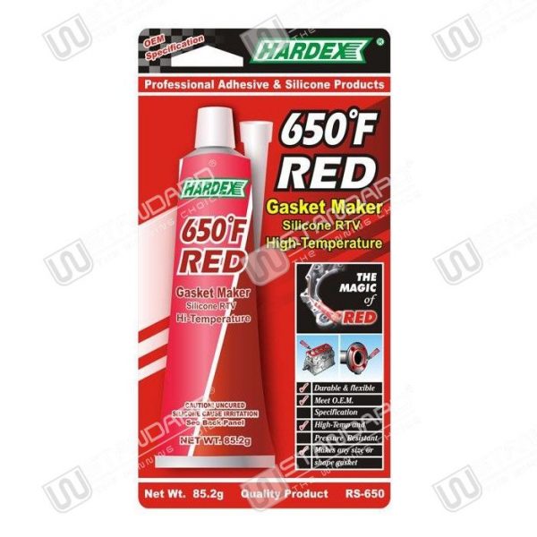 RED SILICON GASKET MAKER [BRAND: HARDEX] - W-Standard Malaysia